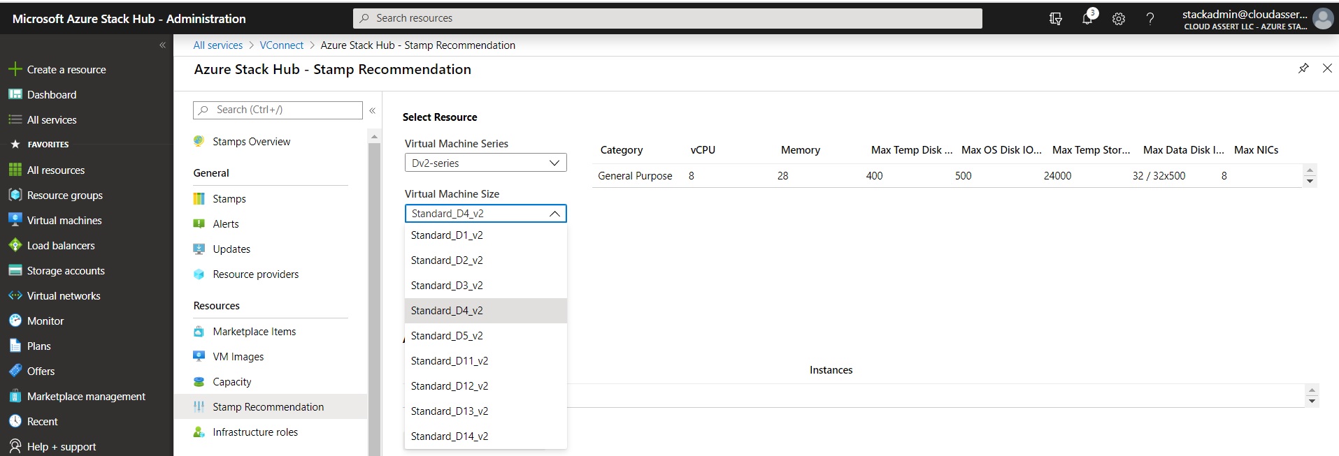 Determine the optimal Azure Stack Hub instance (aka stamp) to deploy a ...